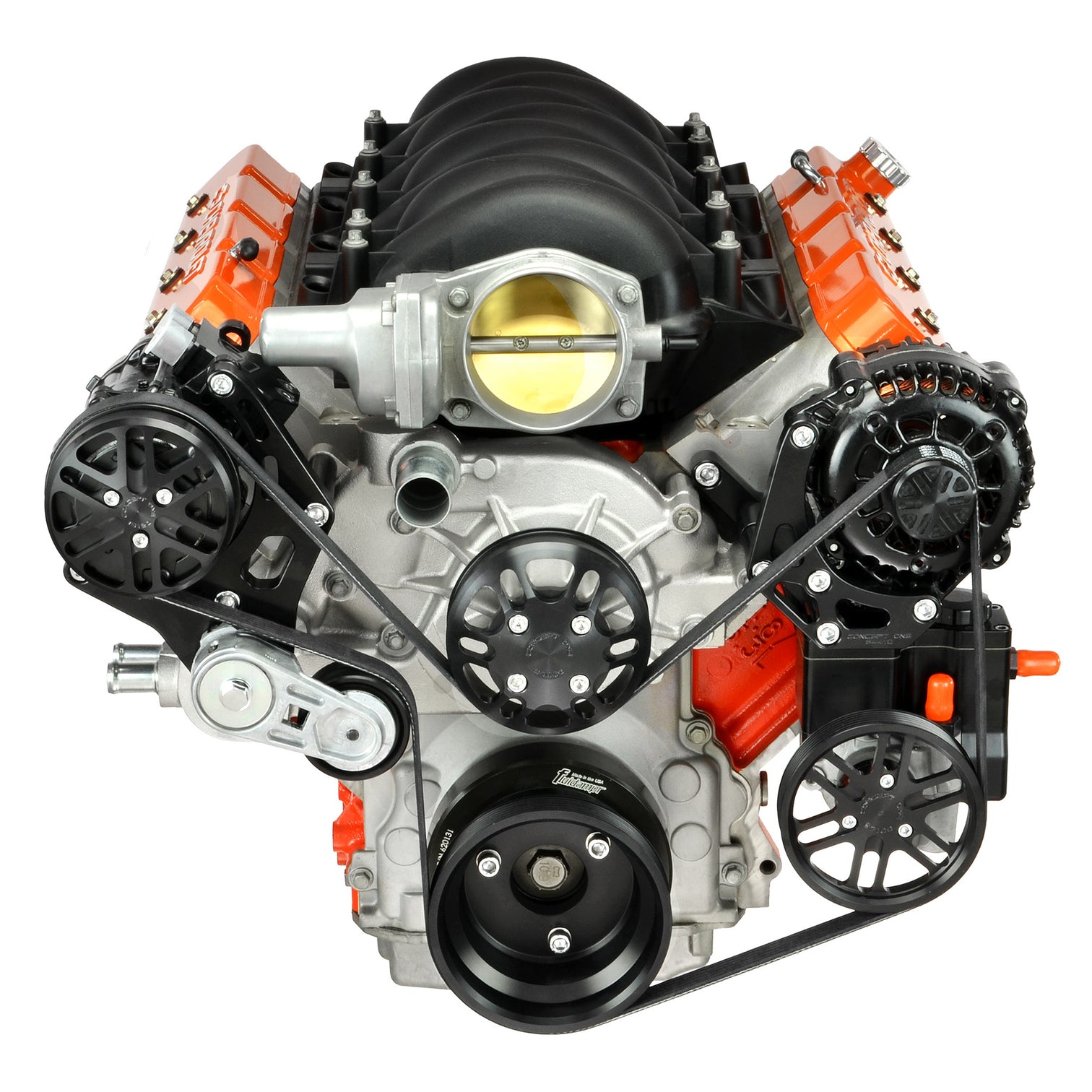 Chevy LS Serpentine Pulley System Alternator, A/C, PS | Victory Series ...