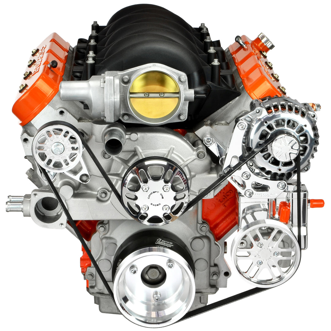Chevy LS Pulley Kit - Alternator and Power Steering | Victory Series ...