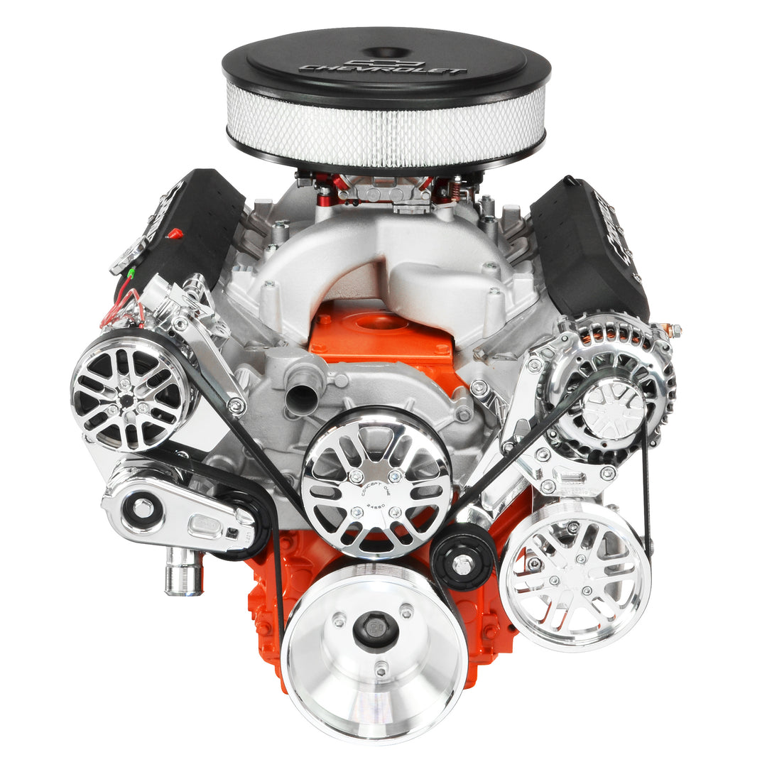 Chevy LS 8-Rib Pulley Kit Alt AC PS | Victory HD – Concept ONE Pulley ...
