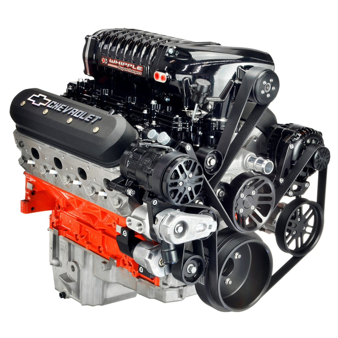 Chevy LS 10 Rib Supercharger Pulley Kit | Whipple WK-1815 Alt-AC-PS ...