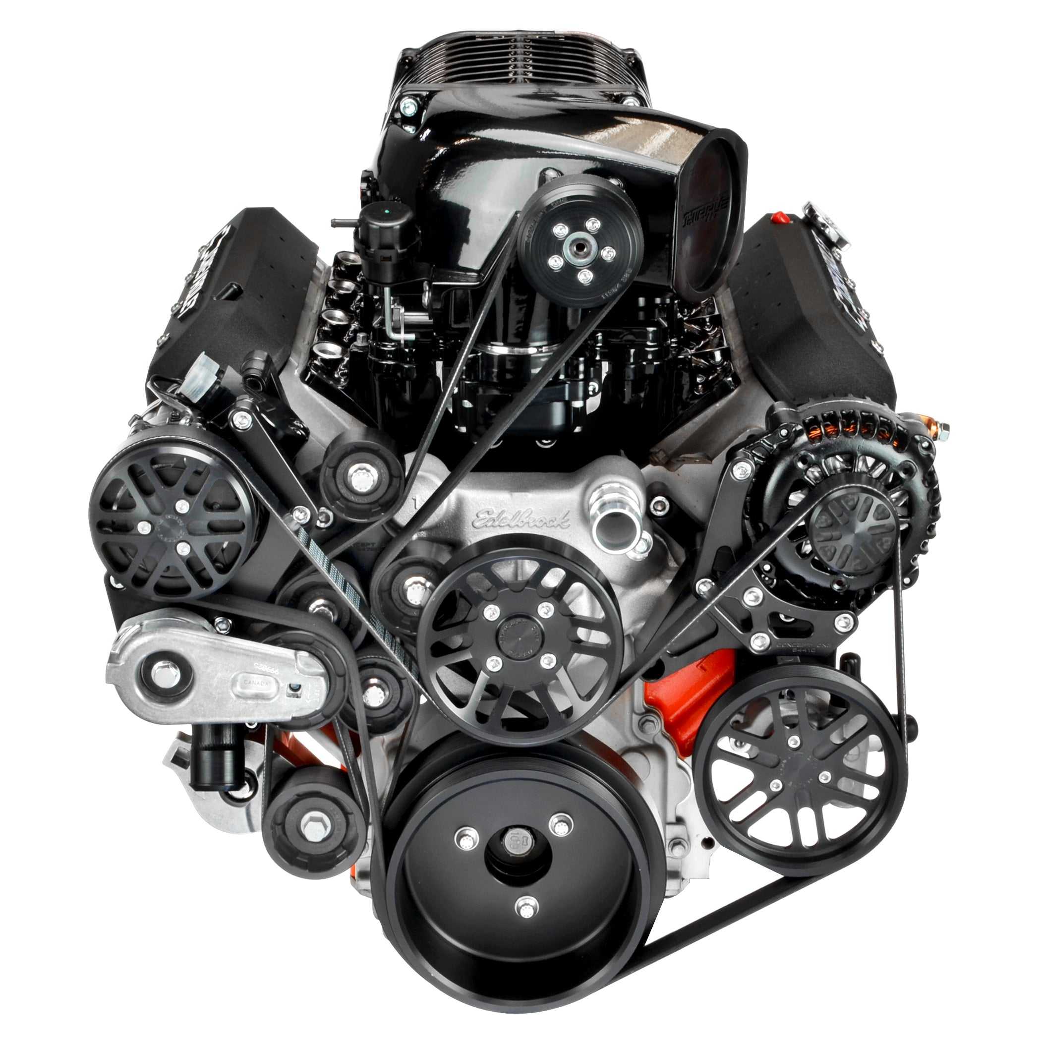 Chevy LS 10 Rib Supercharger Pulley Kit | Whipple WK-1815 Alt-AC-PS ...