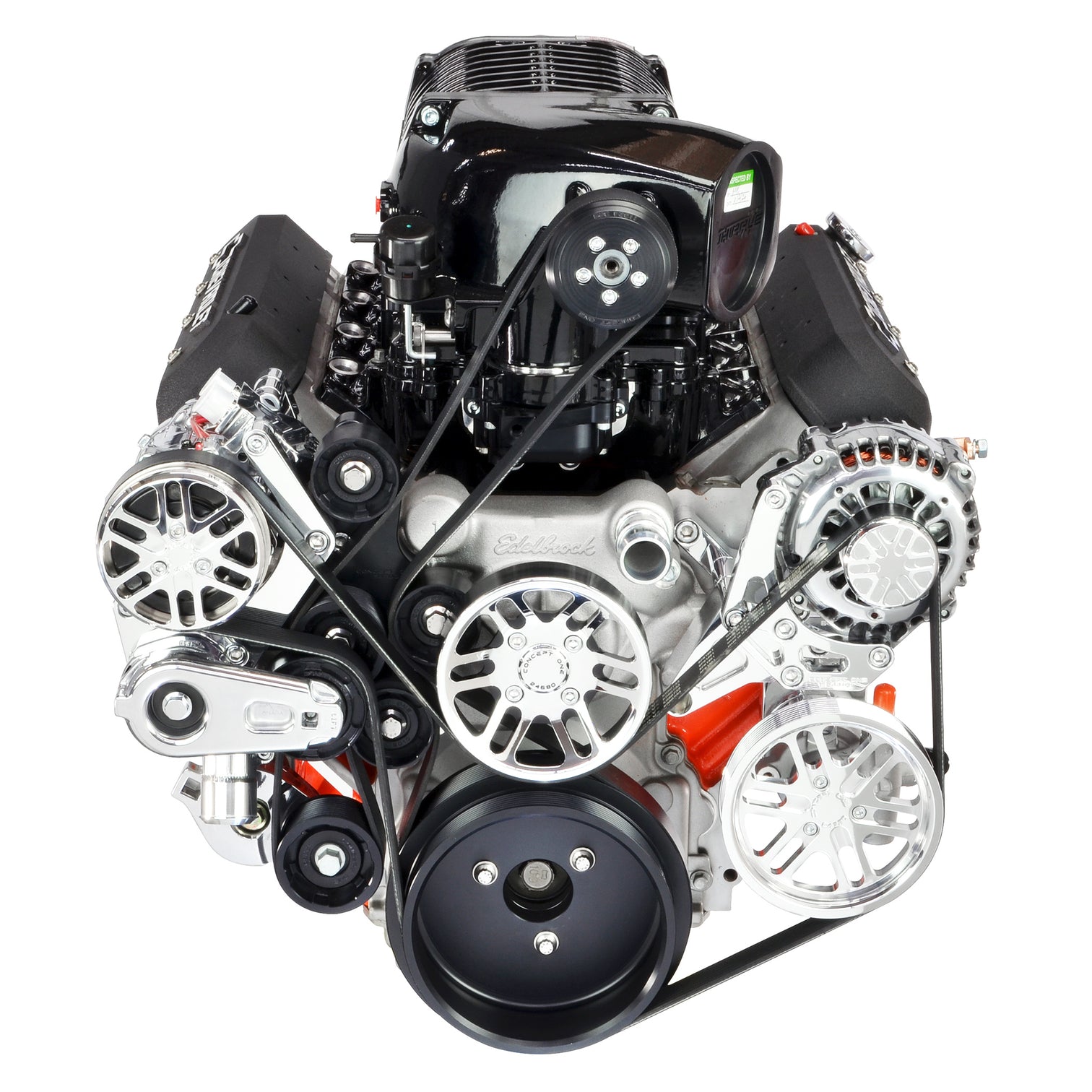 Chevy LS 10 Rib Supercharger Pulley Kit | Whipple WK-1815 Alt-AC-PS ...