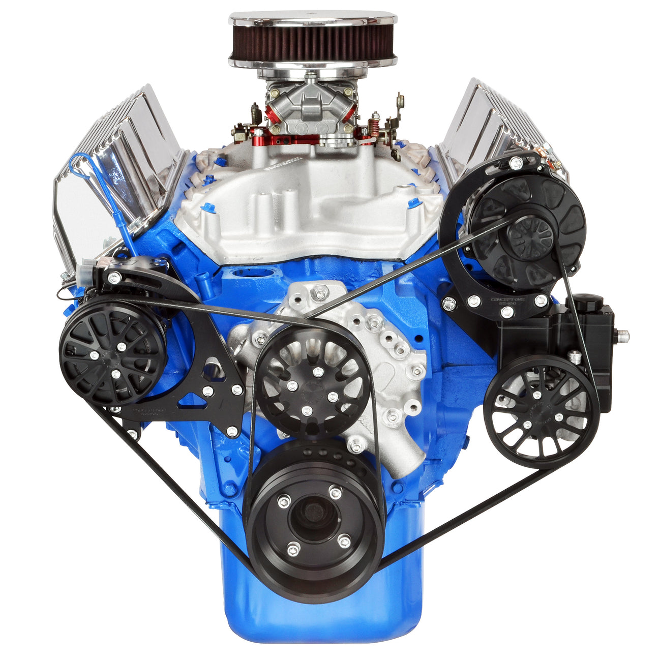 351 Cleveland Pulley Kit - Alternator AC Power Steering | 351C 351M 40 ...