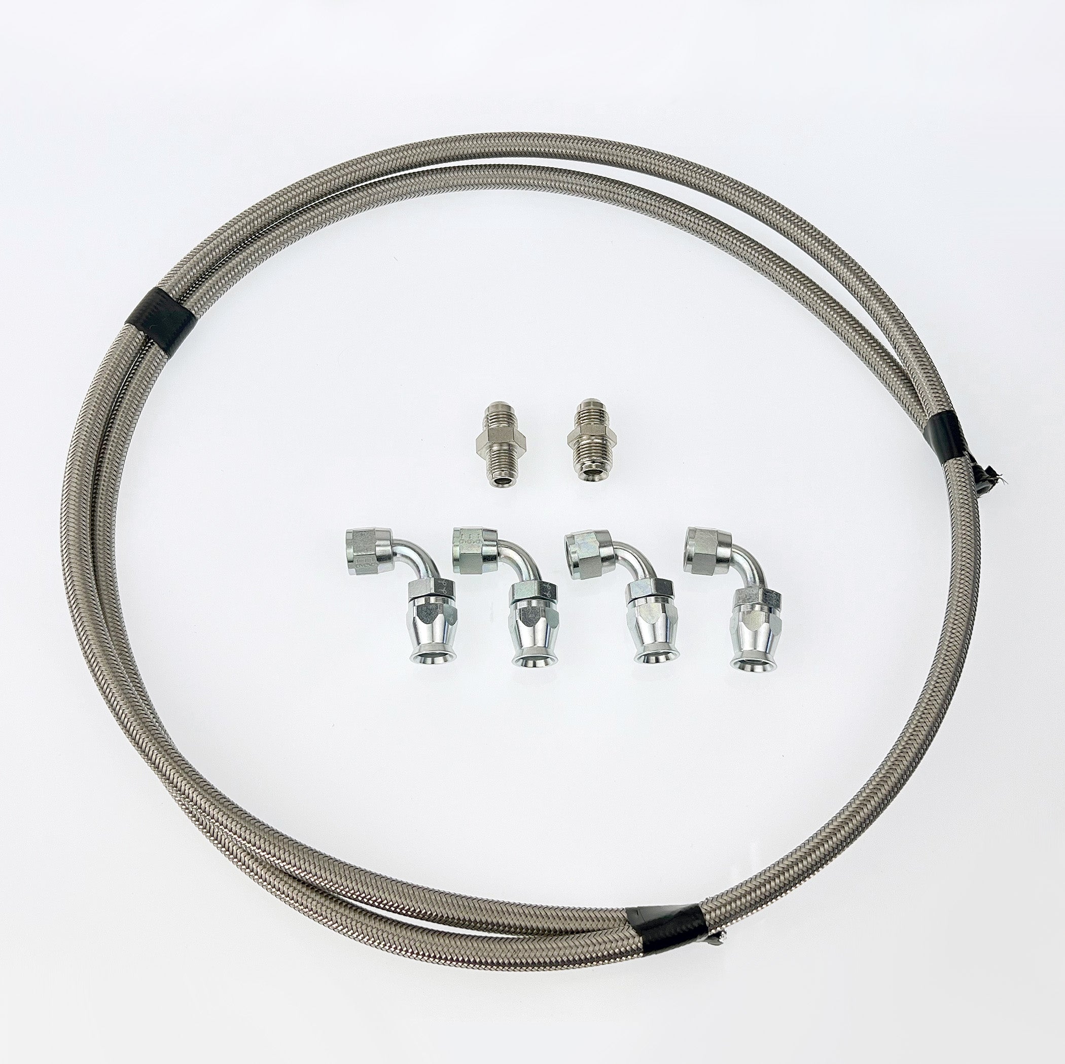 Power Steering Hose Kit Stainless Braided | Ford Steering Box – Concept ...