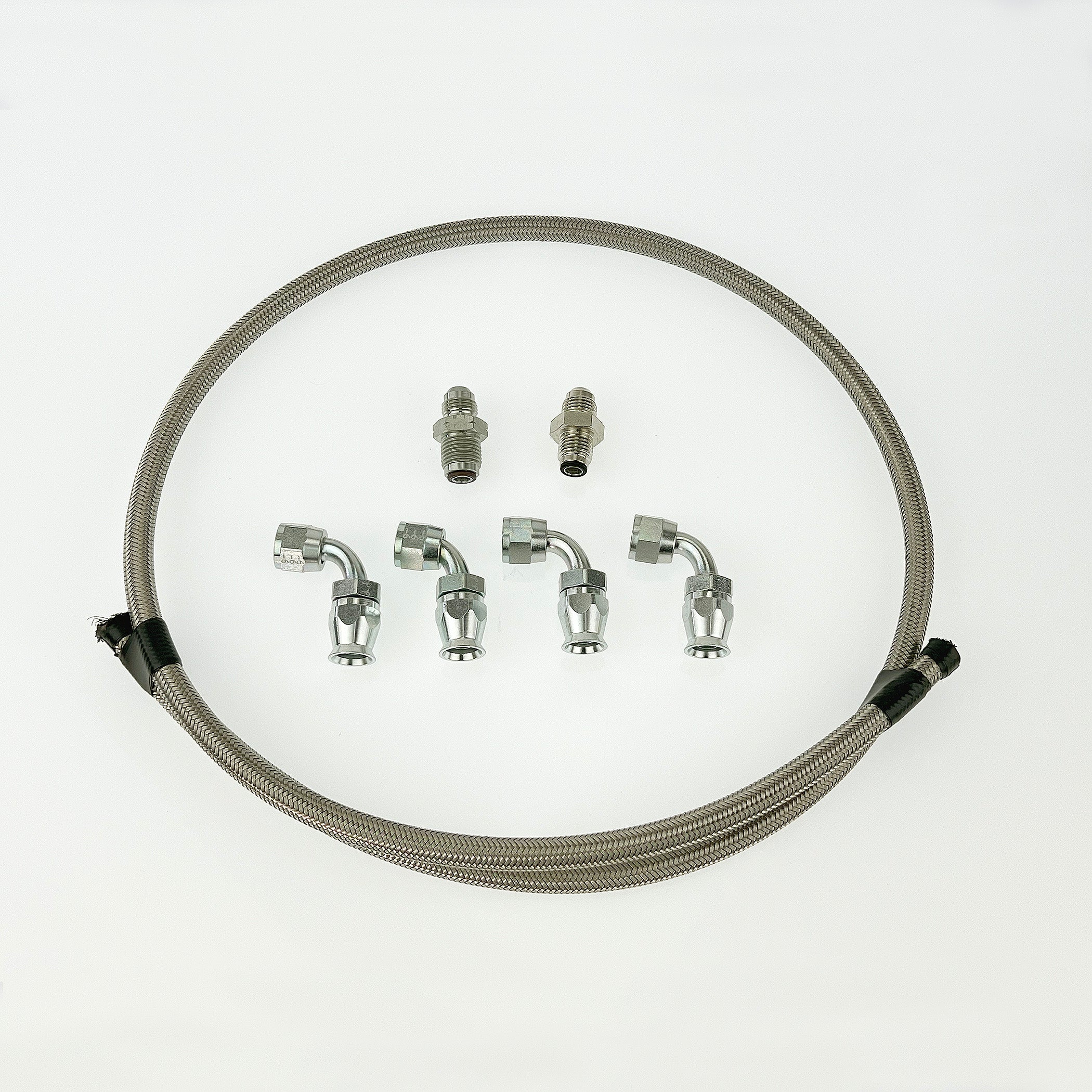 Power Steering Hose Kit Stainless Steel -6AN High Pressure HK210 ...