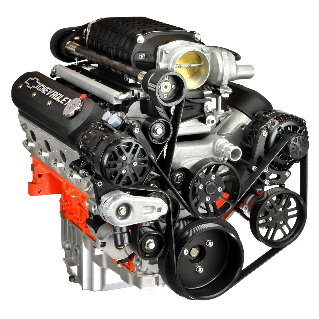 Chevy LS 10 Rib Pulley System for Magnuson TVS2300 Corvette Supercharg ...