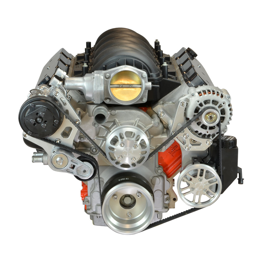 Chevy LS Pulley Kit - Alternator AC Power Steering | Driver Series ...