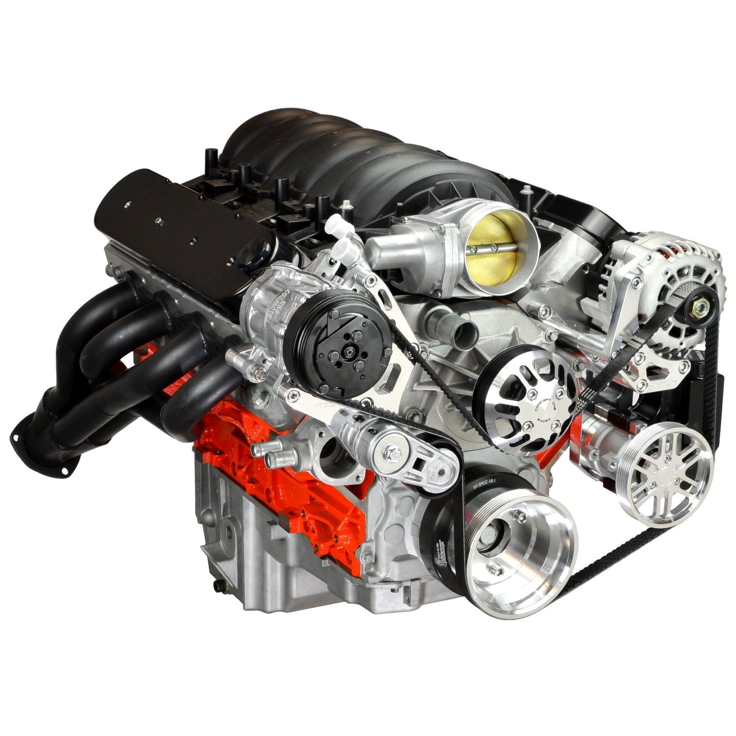 Chevy LS Pulley Kit - Alternator AC Power Steering | Driver Series ...