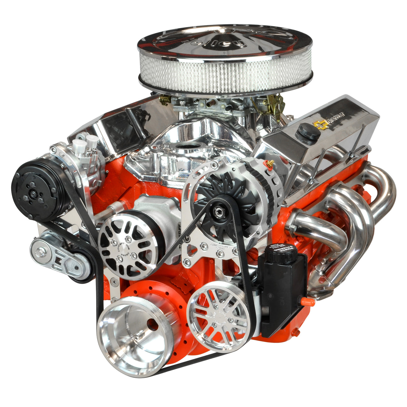 SB Chevy Pulley Kit - Alternator A/C Power Steering | Driver Series ...