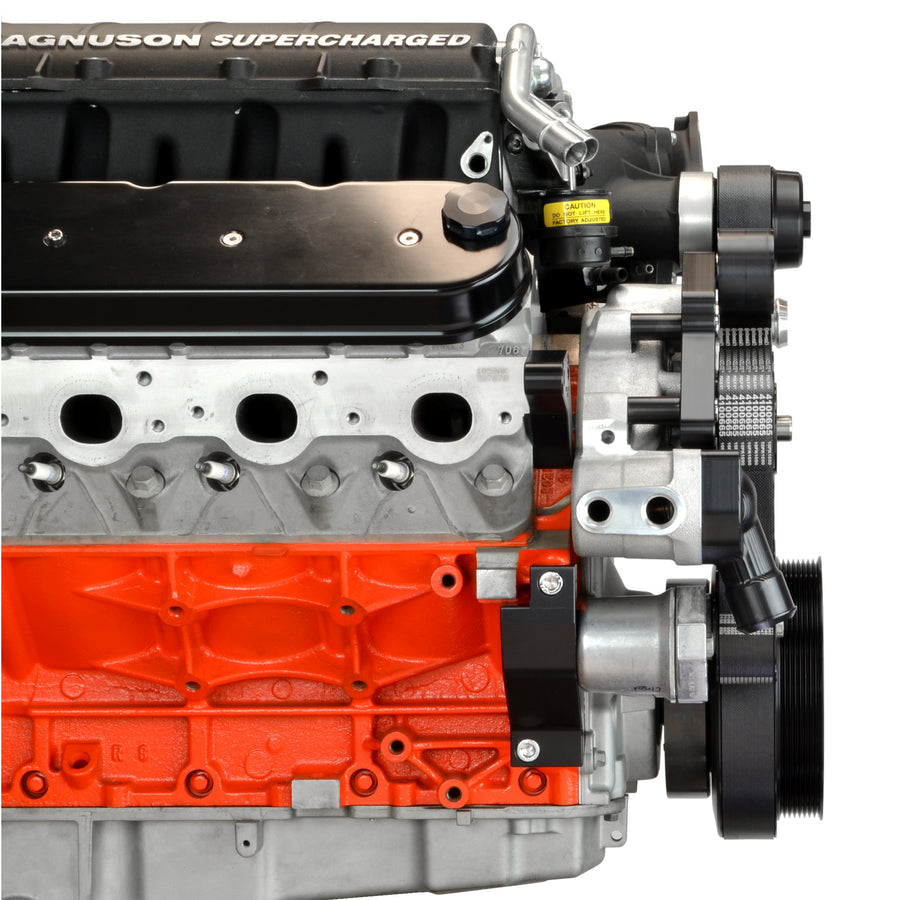 Chevy LS 10 Rib Pulley Kit - Magnuson Hearbeat Supercharger, Alt, AC ...